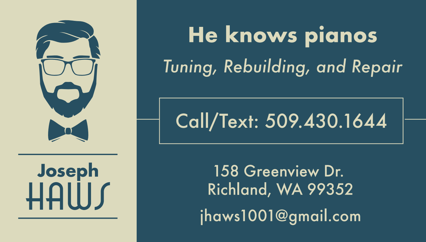Joseph Haws Piano Tuning, Rebuilding & Repair | Tri-Cities, WA